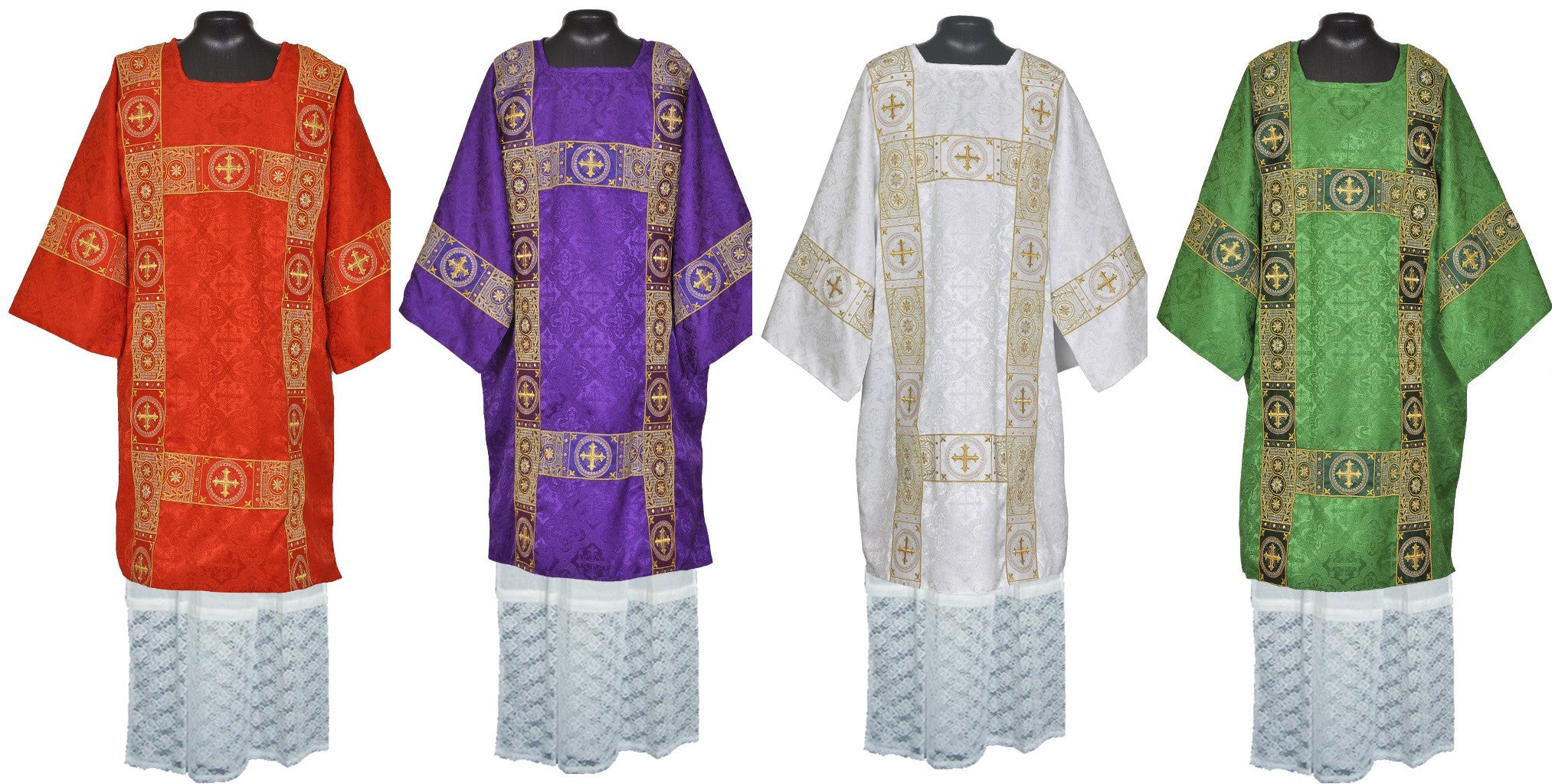 Dalmatic Vestment Set (includes Maniple and Deacon's stole) – Sacristan ...